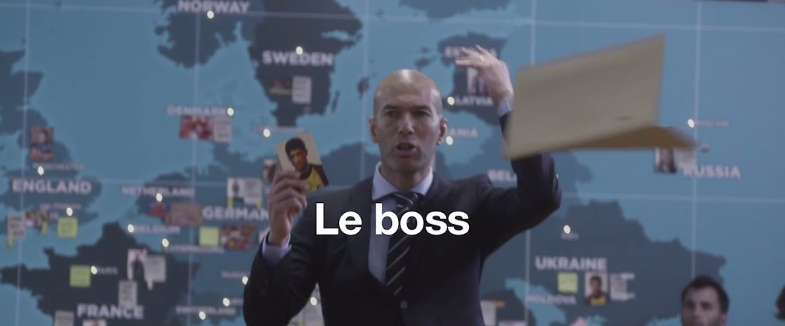 Orange Sponsors You - UEFA EURO 2016 - Zinédine Zidane - Packshotmag