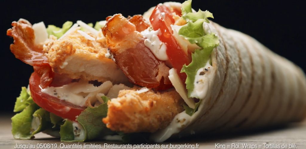 Burger King - Nouveaux King Wraps - Désolé - Packshotmag