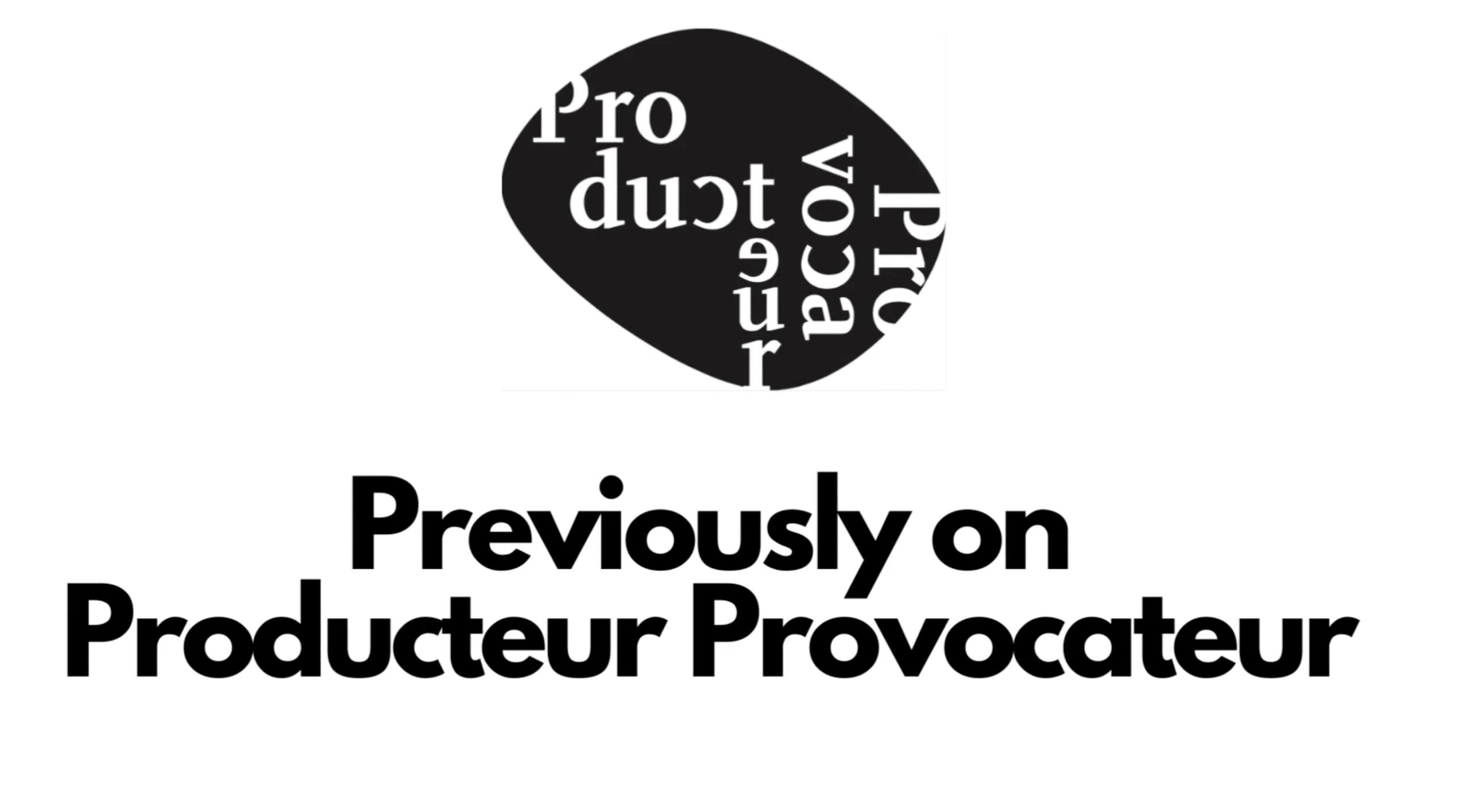 BONNE ANNÉE 2023 - PREVIOUSLY ON PRODUCTEUR PROVOCATEUR - Packshotmag