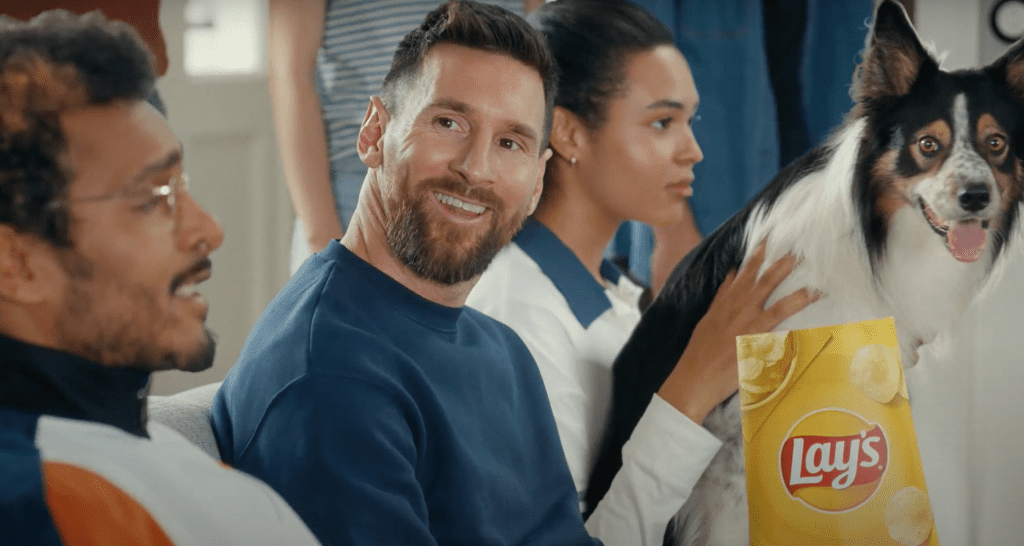 THE FILM PLACE FAIT JOUER MESSI POUR LAYS - Packshotmag