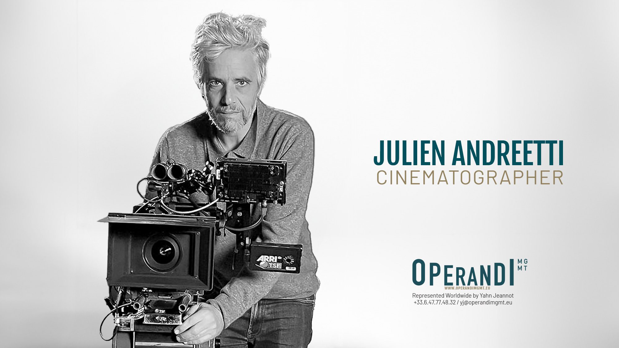 WELCOME JULIEN ANDREETTI – OPERANDI MGMT - Packshotmag