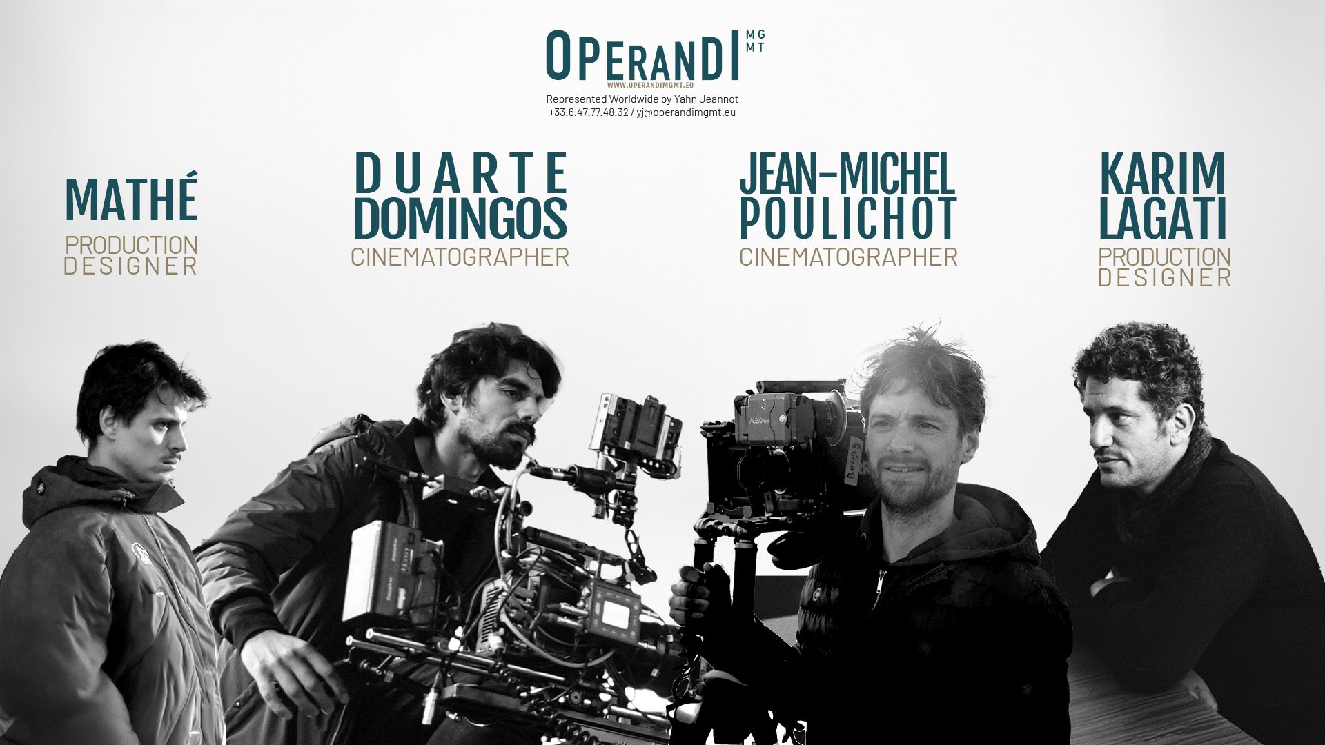 De nouveaux talents rejoignent l'agence OPERANDI MGMT - Packshotmag